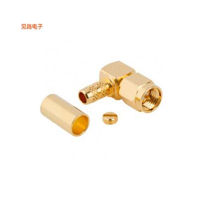 132444 -原装[CONN SMA PLUG R/A 50OHM SOLDERSMA