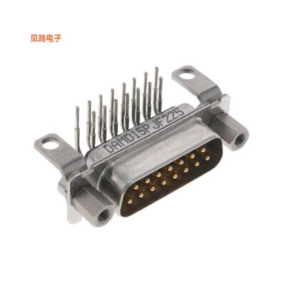 DAMD15PJF225 -原装[CONN D-SUB PLUG 15POS R/A SOLDERD-Sub
