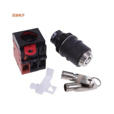 A22TK-2RR-21-K01 -[全新SWITCH KEYLCK 2POS DPST 10A 110V]