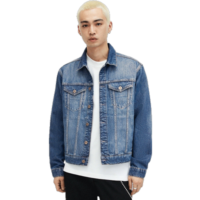 allsaints男士牛仔外套