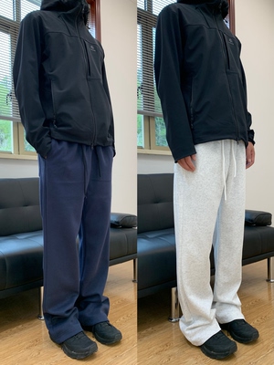 07QWER 秋季加长版运动休闲百搭卫裤简约基础小A直筒长裤子流行男