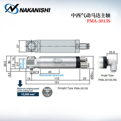 日本NAKISHI中西气动马达