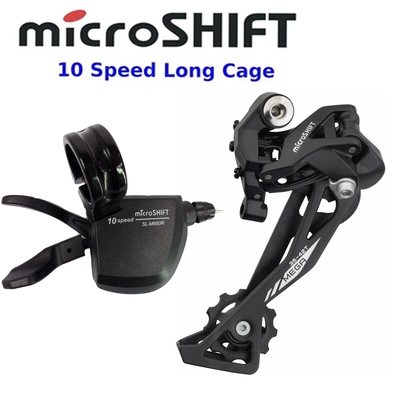 microSHIFT XLE 变速器 10速M850R指拨 M62L后拨 42T飞轮单盘套件