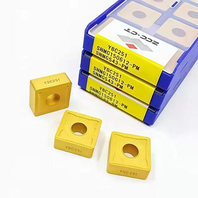 原装正品株洲钻石四方数控外圆车削刀片SNMG150608-PM YBC251钢件