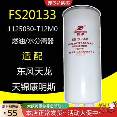 FS20133燃油/水分离器适配东风天龙天锦国五康明斯1125030-T12M0