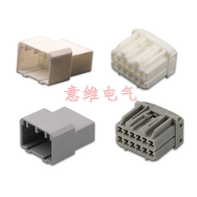 白色灰色接插件意维连接器