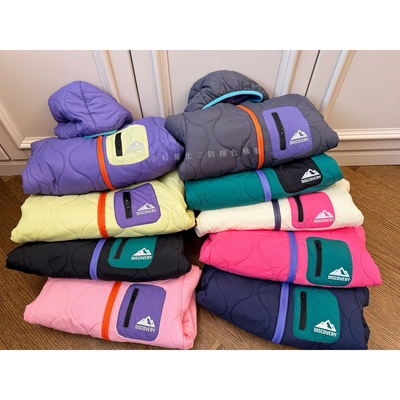 中大童棉服冬季户外三防轻量化