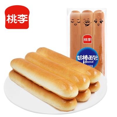 桃李奶棒面包早餐速食品手撕面包整箱早饭零食糕点下午茶