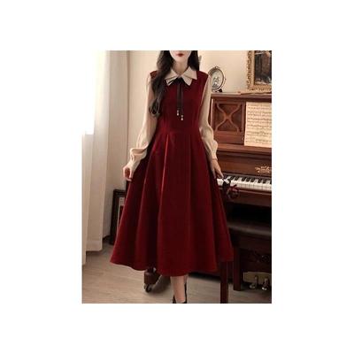 大码女装法式覆古学院风