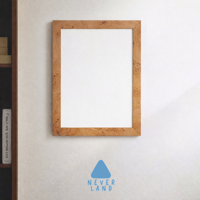 NEVERLAND原创设计树瘤木置地壁挂中古侘寂风穿衣化妆镜