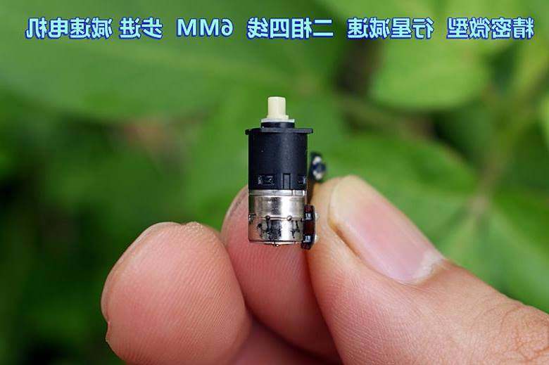 精品好用精密微型行星减速二相四线6MM步进减速电机二级行星减速