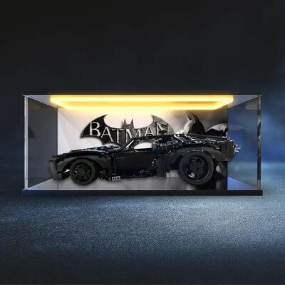 适用 42127蝙蝠侠战车科技机械组拼装积木模型回灯款亚克力收纳盒