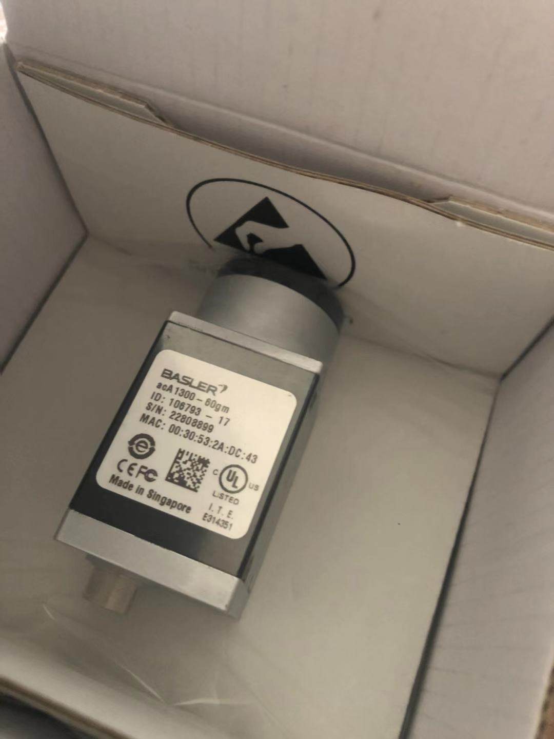 原装全新basler 德国进口工业相机ACA1300-60GM