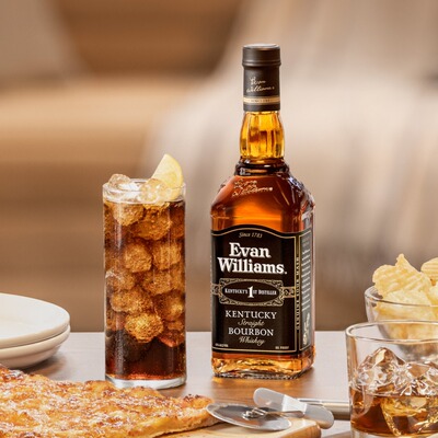爱威廉斯波本威士忌 Evan Williams 43度 美国原装进口洋酒 烈酒