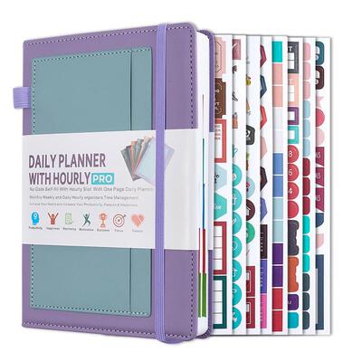 Non date weekly daily schedule planner with hourly organizer