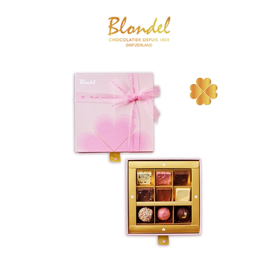 Blondel粉色可可巧克力礼盒(S)