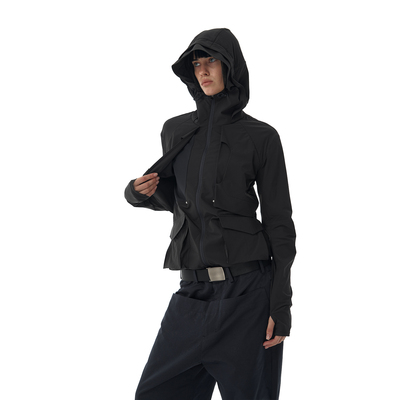 BEVAN UP丨UPF50+ 弹力面料掀盖式多袋机能风合身防晒衣 男女同款