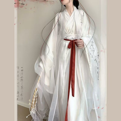 【梨花亭】魏晋风刺绣汉服大袖