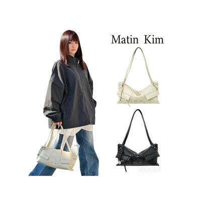 韩国小众Matinkim女宁艺卓同款复古机车包大容量包单肩包腋下包女