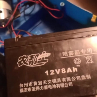 农帮士蓄电池6-FM-8免维护12V8AH