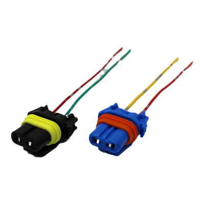 9005 HB3 9006 HB4大灯卤素灯插头 LED灯泡灯座 远近光雾灯线束头