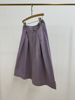 加*工*单 100棉紫色裙裤 尺码 S（95-110）M111-120