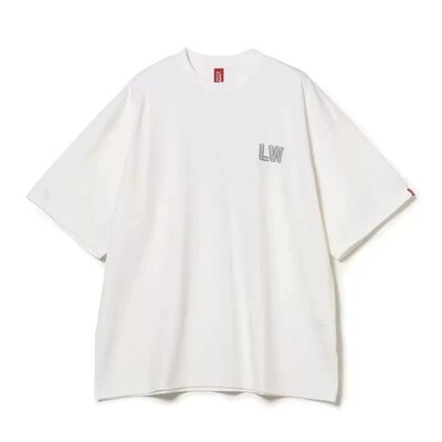 BEAMS × LOOPWHEELER联名 别注字母LOGO印花 男女夏休闲短袖T恤