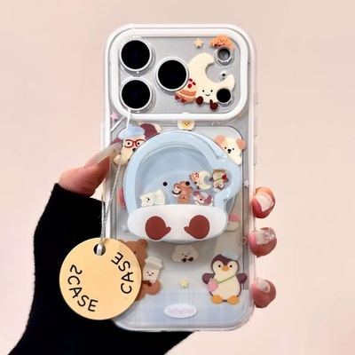 手套娃娃摇摇乐磁吸支架适用NOthing 2A/3手机壳2谷歌Pixel9/10PRO/876可爱mote edge60pro/G56华硕ROG9/54软