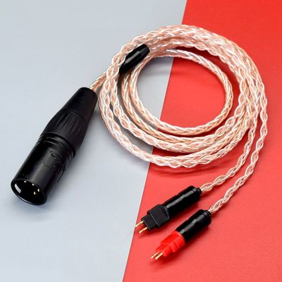 适用于森海塞尔HD580 HD600 HD650 hd660s耳机线四芯卡侬公平衡线
