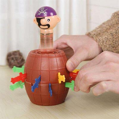 Kids Funny Gadget Pirate Barrel Game Toys for Children Lucky