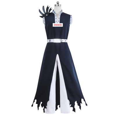 妖精的尾巴伽吉鲁cos服 幽鬼 铁龙 Gajeel Reitfox cos服装定做