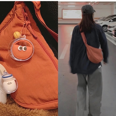 尼龙帆布包包女运动百搭