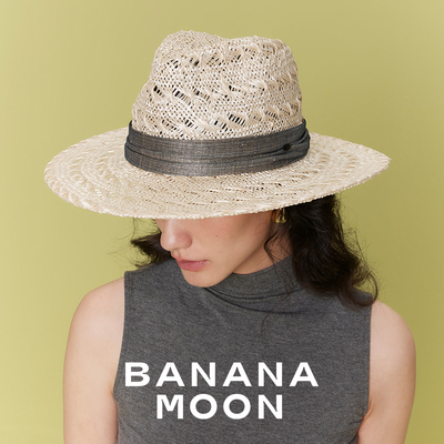 Bananamoon原麻大沿爵士牛仔帽