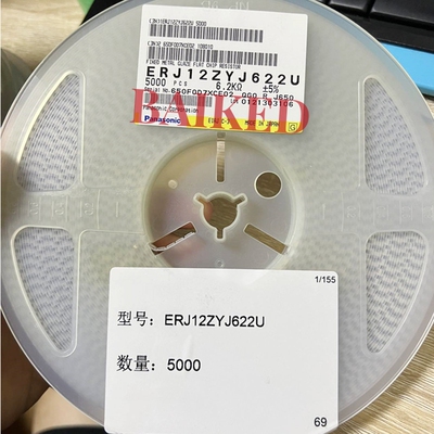 ERJ12ZYJ622U 代码622 6.2K 5% 3/4W 2010 汽车级AEC-Q200 电阻