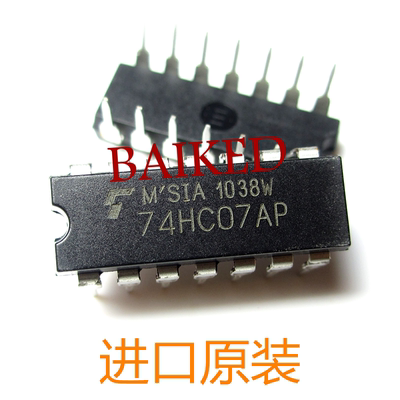 M'SIA 74HC07AP  进口原装 TC74HC07AP DIP14 直插逻辑IC
