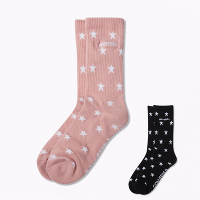 匡威男女高筒星星袜子一双装
