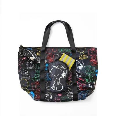 Vovarova x Peanuts- 2-sided foldable duffel bag 可折叠万能袋