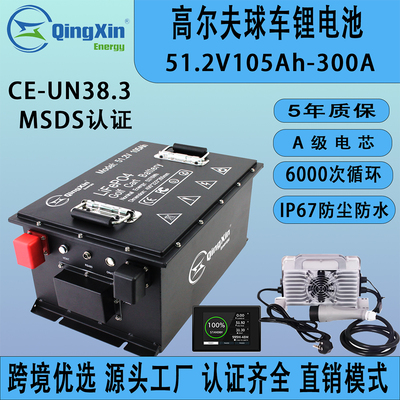 磷酸铁锂动力电池48V51.2V100AH高放电300A免维护长寿命大功率