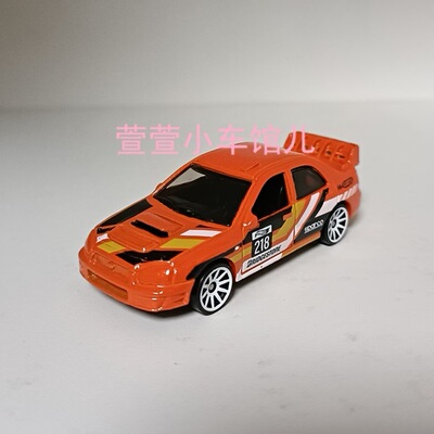 风火轮HOTWHEELS 斯巴鲁SUBARU IMPREZA 拉力赛1:64合金车模 散车