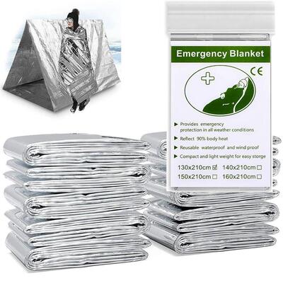 Survival Emergency Mylar Thermal Blanket Foil Space Blanket