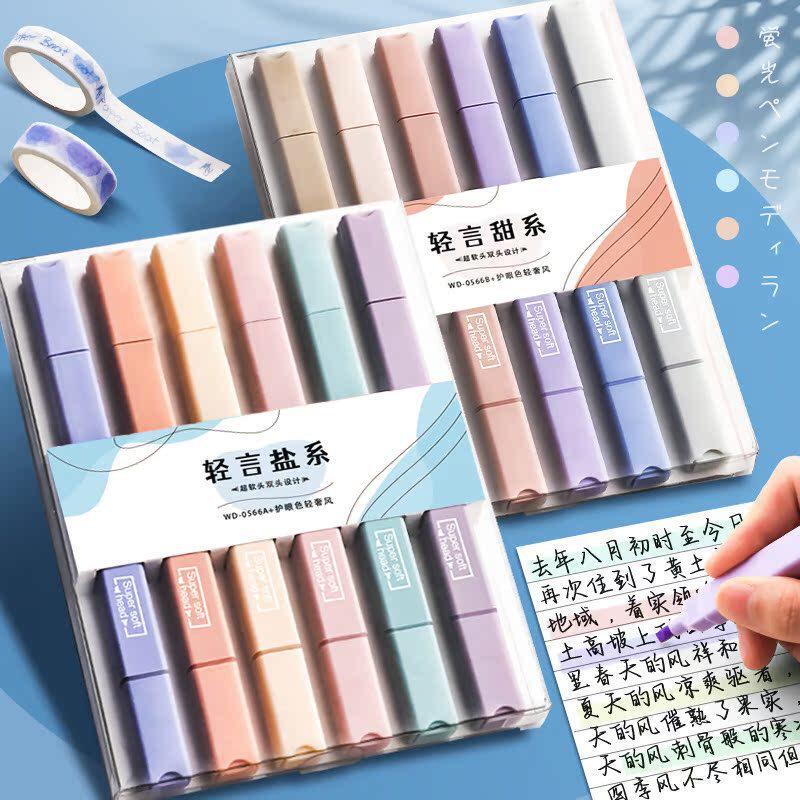 Color highlighter a set of 10 color marker pens萤光记号笔