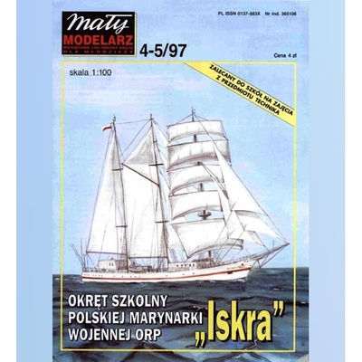 《Maly Modelarz》纸模型 ORP Iskra训练舰 DIY手工制作
