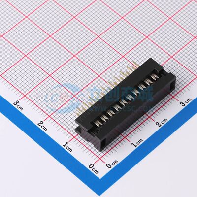 IDC刺破式连接器(牛角/简牛) DS1018-202BX 插件,P=2.54mm 2x10P