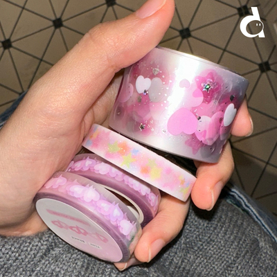 韩国进口胶带卷可爱手帐拼贴素材