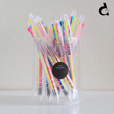 韩国进口多色合一模块笔java荧光