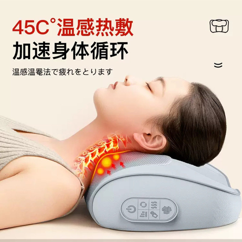 颈椎按器家用腰部背部多功能靠垫按仪肩颈脖子揉捏按枕送礼