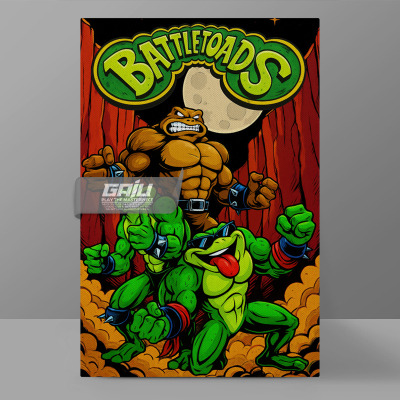 忍者蛙BattleToads装饰画