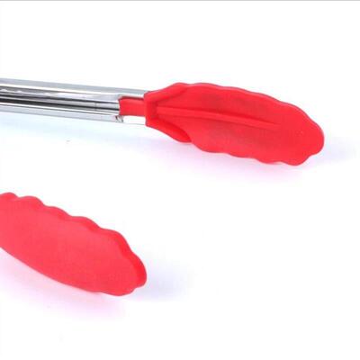 Silicone Food Tong Stainless Steel Kitchen Tongs Silicone No