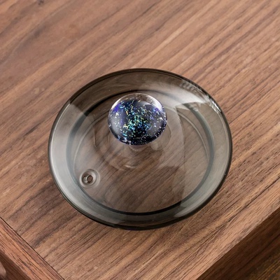 思腾A920烧水壶玻璃盖子烟灰色星空顶珠高档玻璃盖子适配思腾920