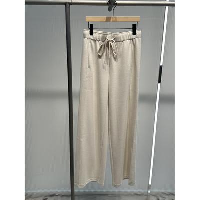 艾诺丝2025年秋冬季新款时尚百搭松紧腰直筒休闲裤女长裤AR313008